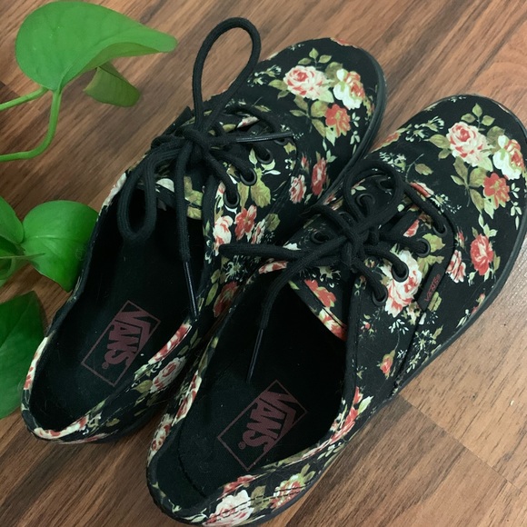 Vans | Shoes | Vans Floral Sneakers | Poshmark